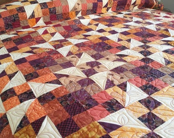 Fall Queen Quilt | Etsy