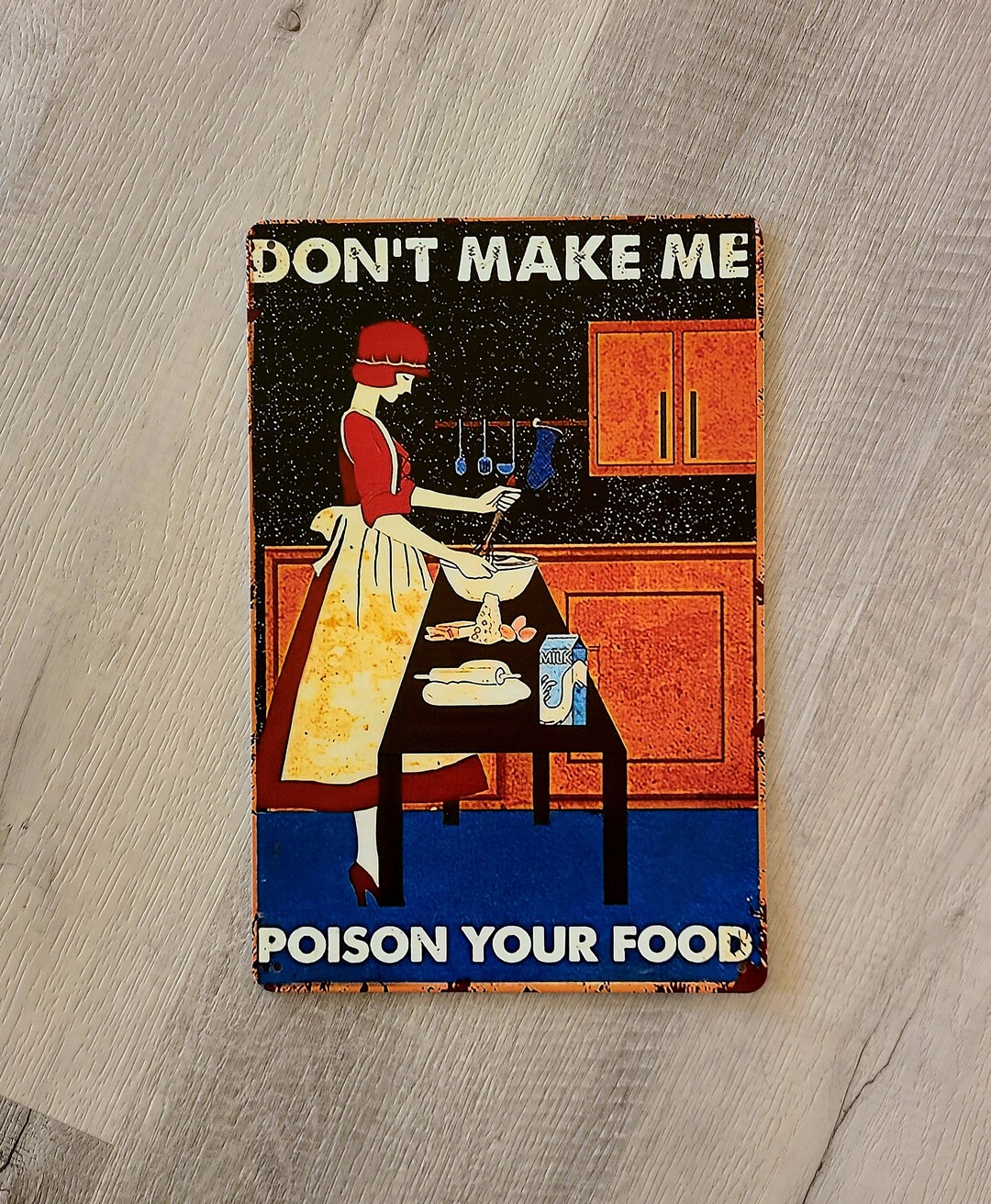 Tin Metal Aluminum Funny Wall Art Sign / Kitchen Art / Perfect Gift for ...