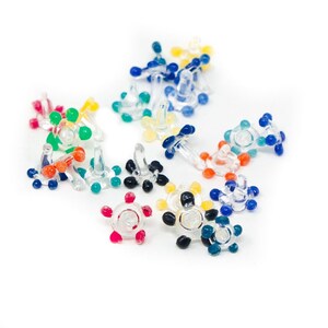 400 Pieces Daisy Style Glass Pipe Screens Assorted Color Premium ...