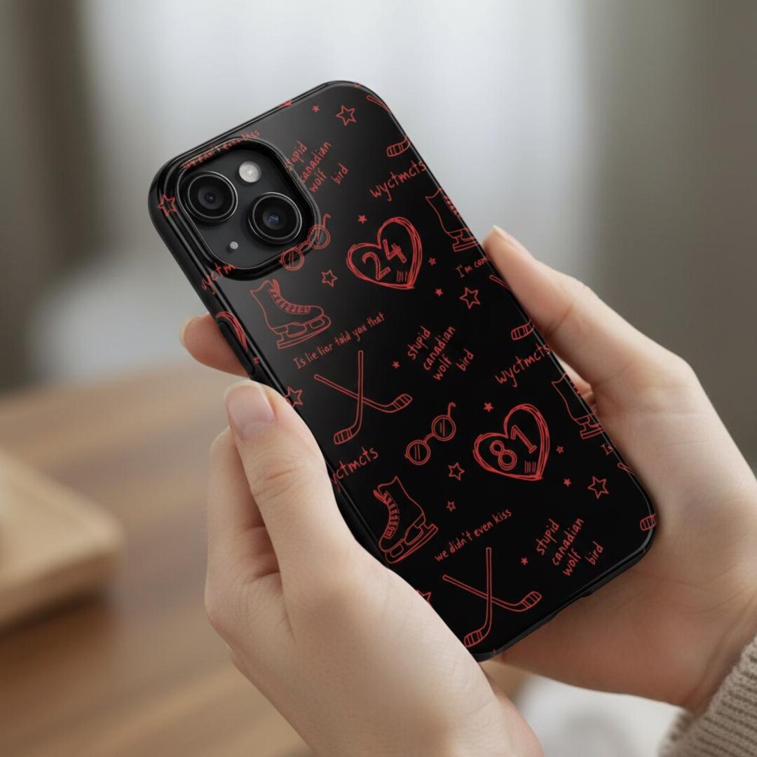 Hockey Romance LGBT Hockey Fan Gift Heated Movie Rivalry Phone Case ...