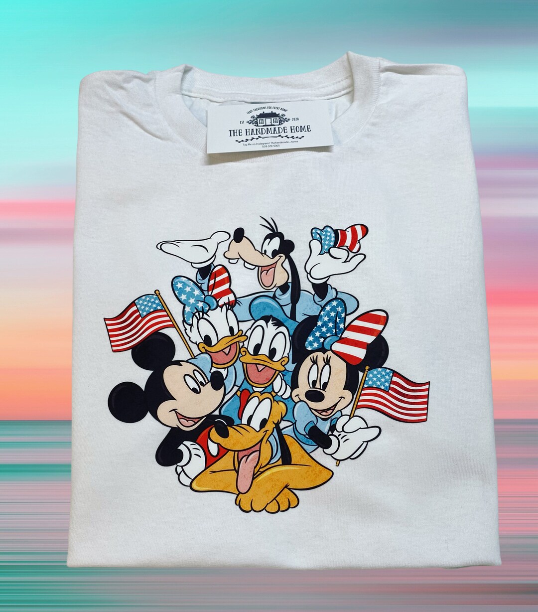 Patriotic Mouse and Friends Tee, USA, Patriotic, Magic Kingdom - Etsy