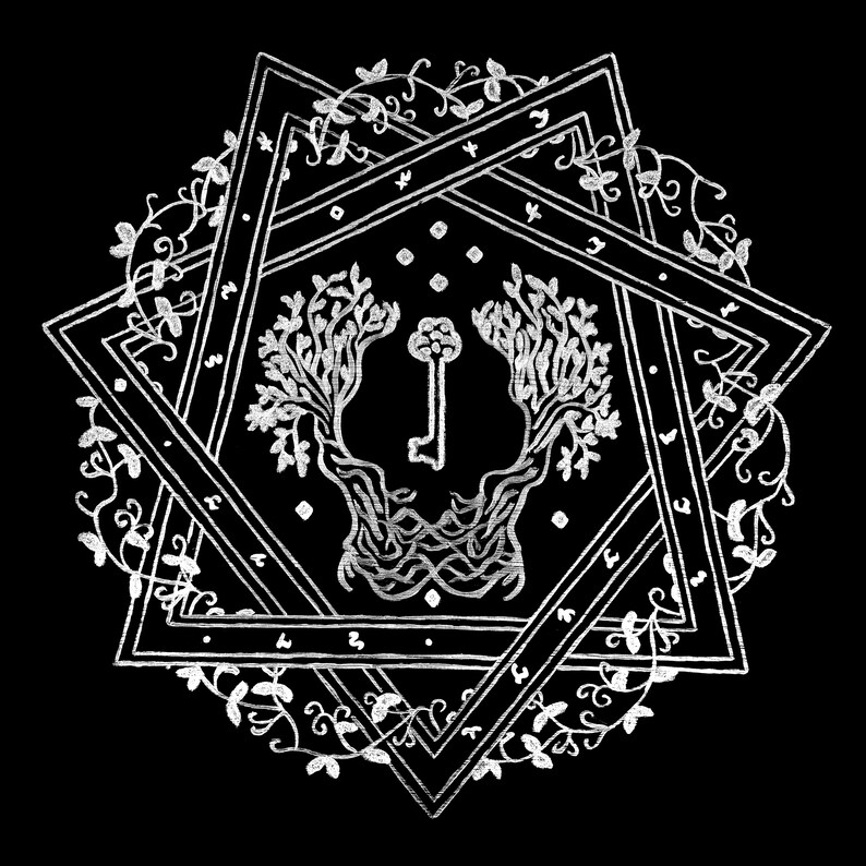 Skeleton Key Mandala - Etsy