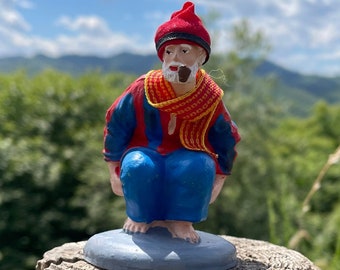 Catalan Christmas Pooper 4 Nativity Figurine Catalan Caganer - Etsy