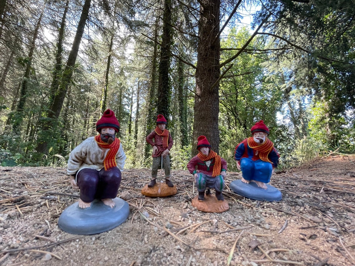 Barça Caganer Catalan Nativity Scene - Etsy