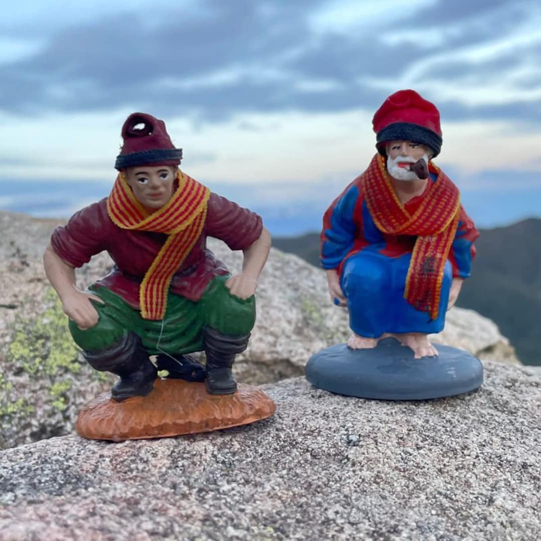 Pack Catalan & Barça Caganer - Pooping Figurines - Catalan Nativity ...