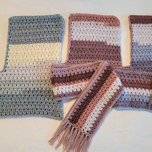3 in 1 CROCHET PATTERN, 2x2 Hooded Scarf, Easy Gift, Button Cowl Pocket ...