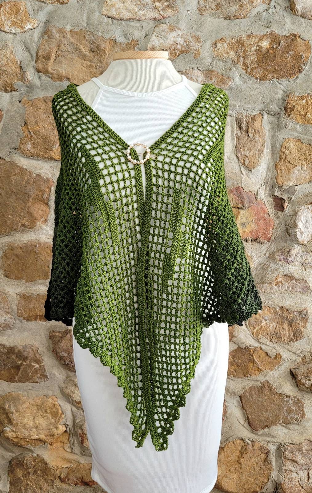 CROCHET PATTERN, Flying Witch Shawl, Costume Accessory, Halloween Shawl ...