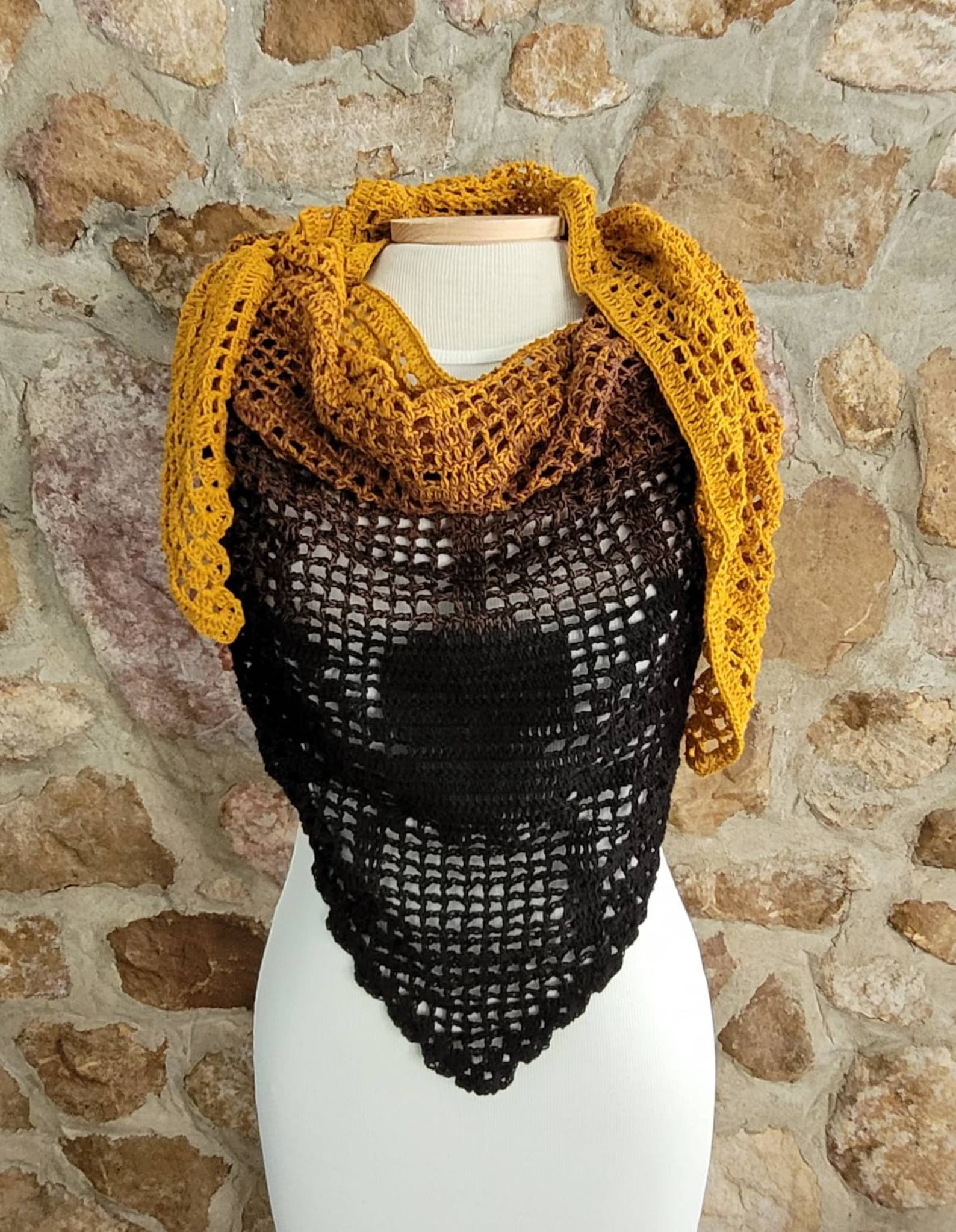 CROCHET PATTERN, Spooky Spider Shawl, Halloween Accessory, Spider Web ...