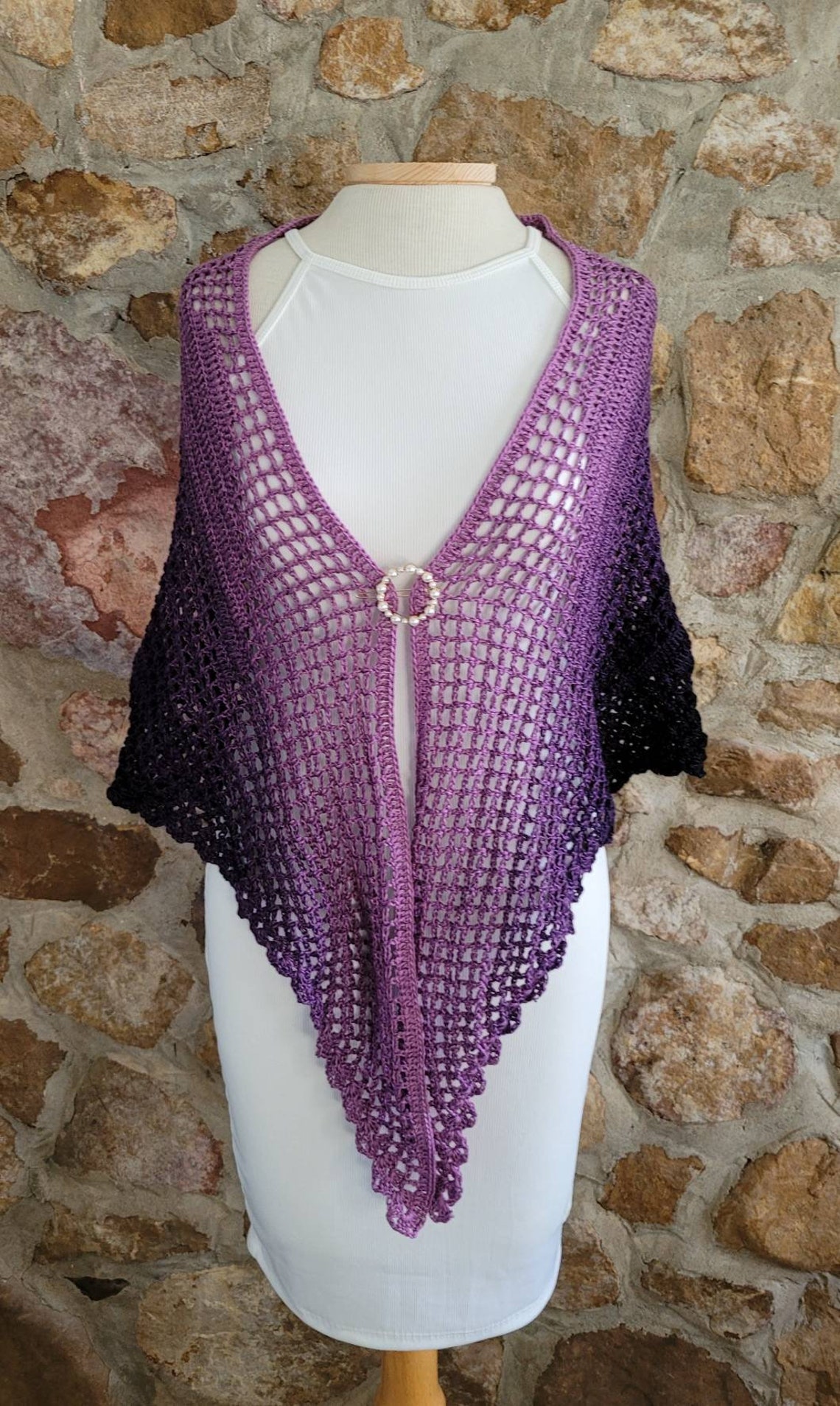 CROCHET PATTERN, Cloud of Bats Shawl, Halloween Accessory, Filet Bat ...