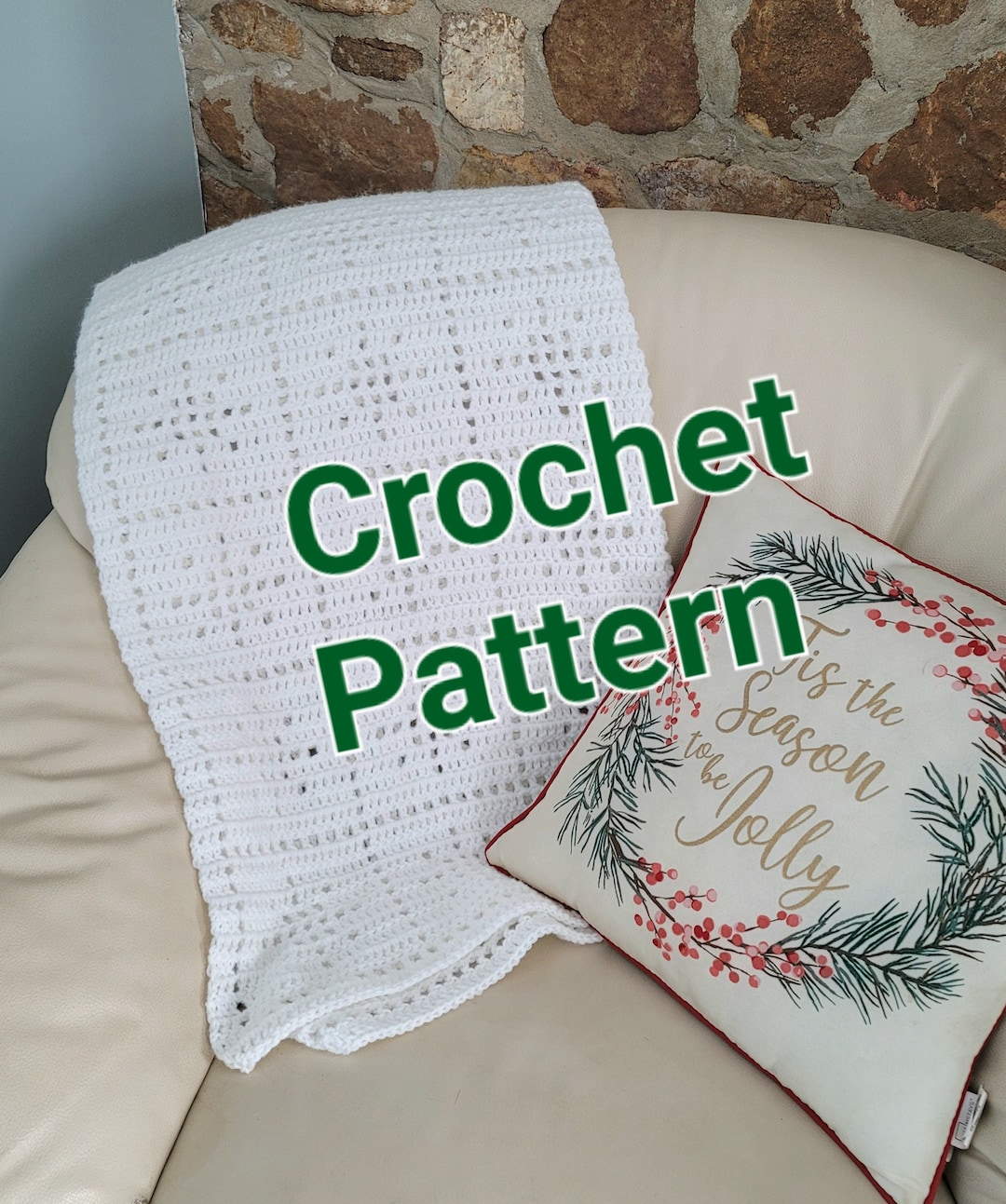 CROCHET PATTERN, Snowflake Midwife Blanket, Call the Midwife, Christmas ...