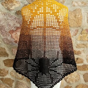 CROCHET PATTERN, Spooky Spider Shawl, Halloween Accessory, Spider Web ...