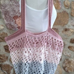 CROCHET PATTERN, Seashell Market Bag, Beach Tote, Pool Bag, Summer Tote ...
