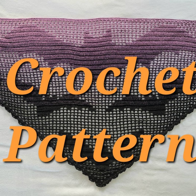 Filet Crochet Patterns Bat - Etsy