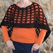 CROCHET PATTERN, Spider Web Poncho, Halloween Accessory, Hi Low Poncho ...