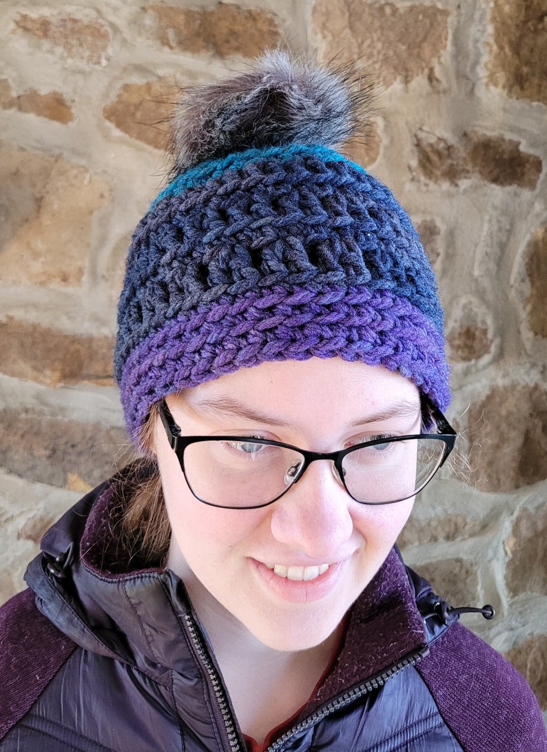 CROCHET PATTERN, Tea for Two Beanie, Super Bulky Hat, Easy and Quick ...