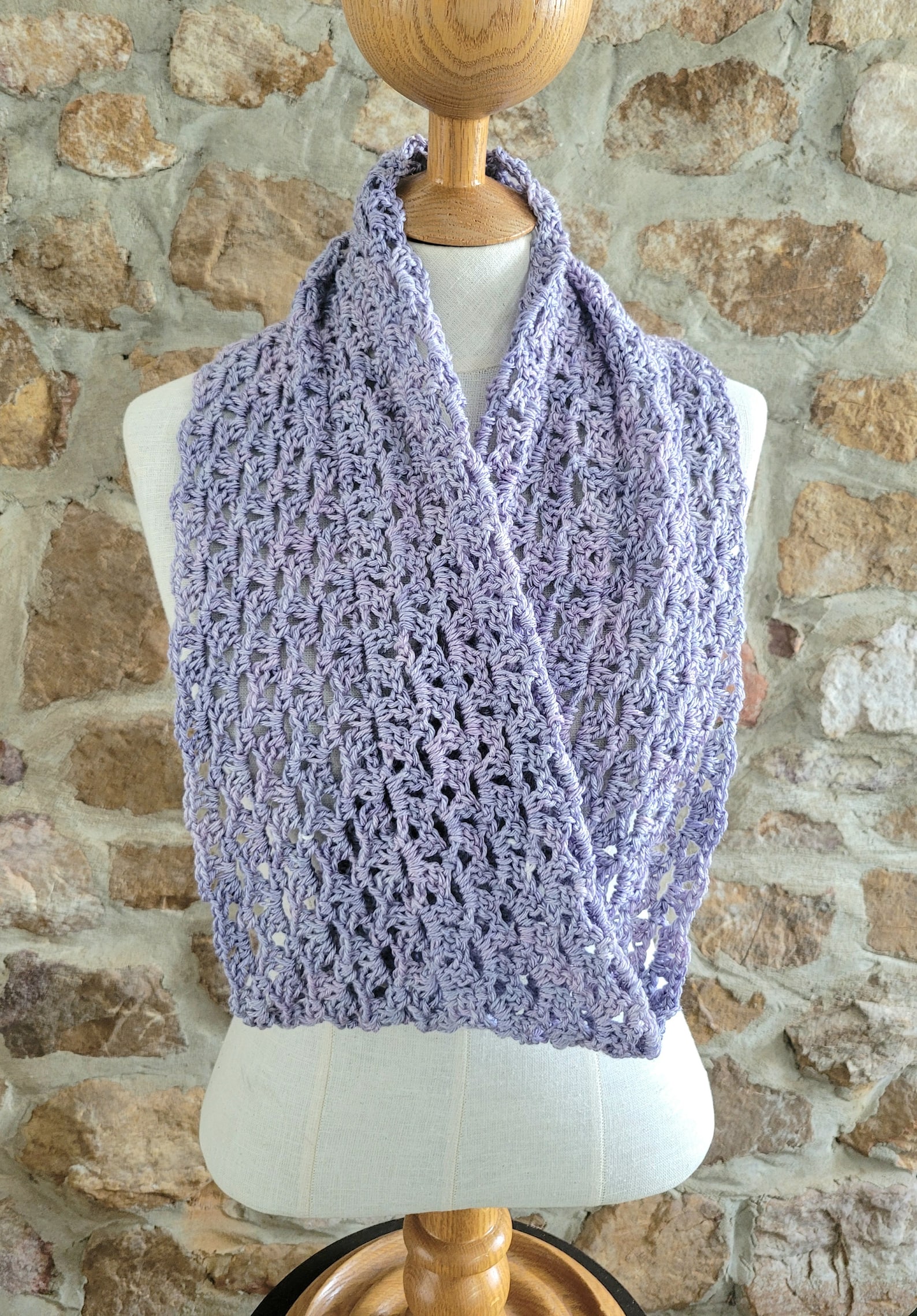 CROCHET PATTERN Peephole Mobius Cowl Shrug or Shawl Caron - Etsy