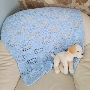 CROCHET PATTERN, Checkered Hearts, Baby Blanket Lapghan, Scarf Shawl ...