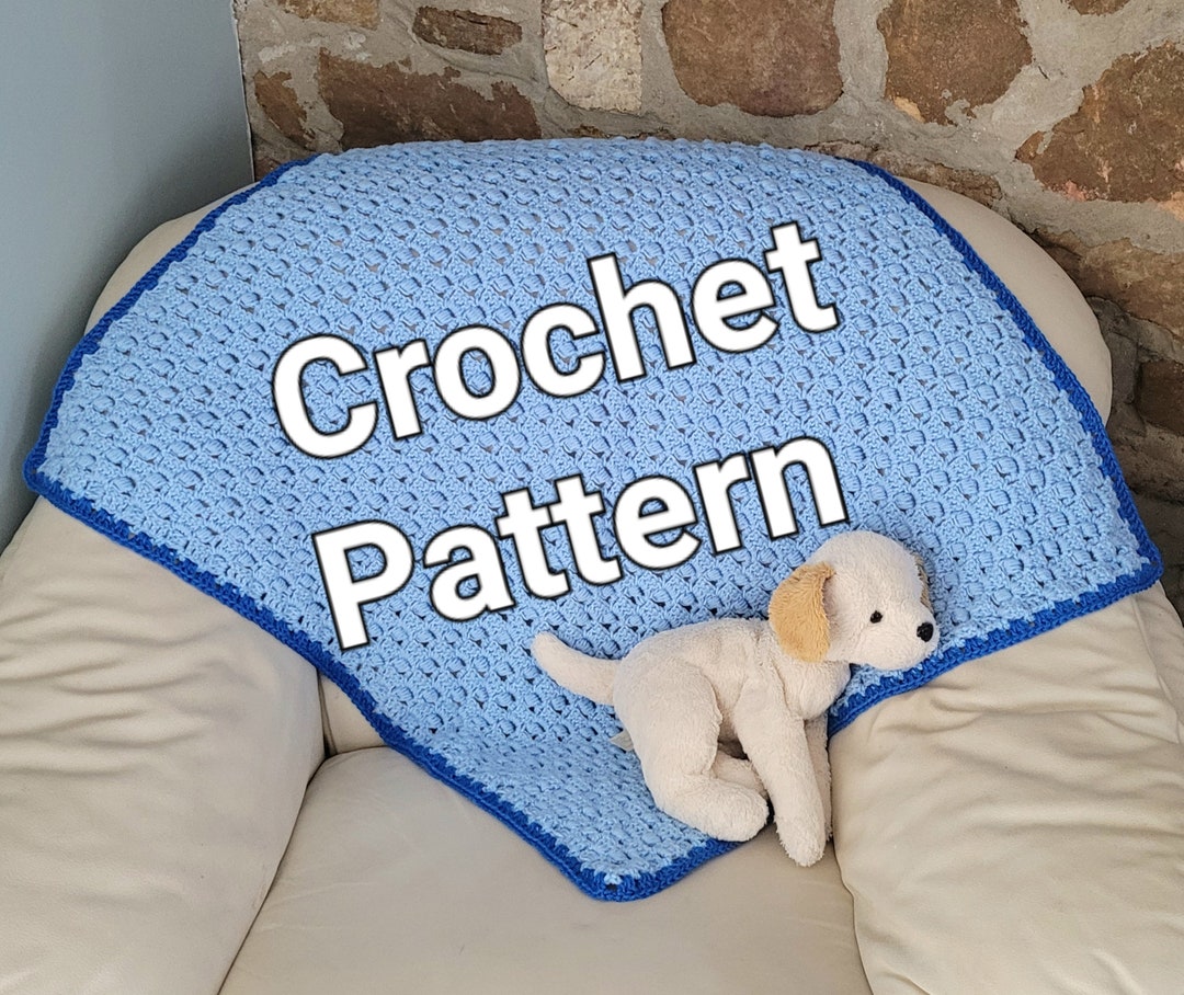 CROCHET PATTERN, Bead Stitch C2C, Textured Rectangle Throw, Lacy Lap ...