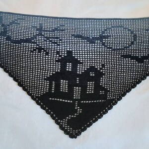 CROCHET PATTERN, Haunted Mansion Shawl, Costume Accessory, Halloween ...