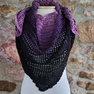 CROCHET PATTERN, Cloud of Bats Shawl, Halloween Accessory, Filet Bat ...