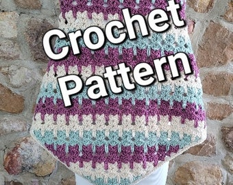 CROCHET PATTERN, Halloween Bat Shawl, Halloween Accessory, Filet Bat ...