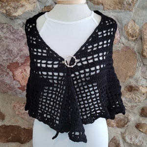 CROCHET PATTERN, Halloween Bat Shawl, Halloween Accessory, Filet Bat ...