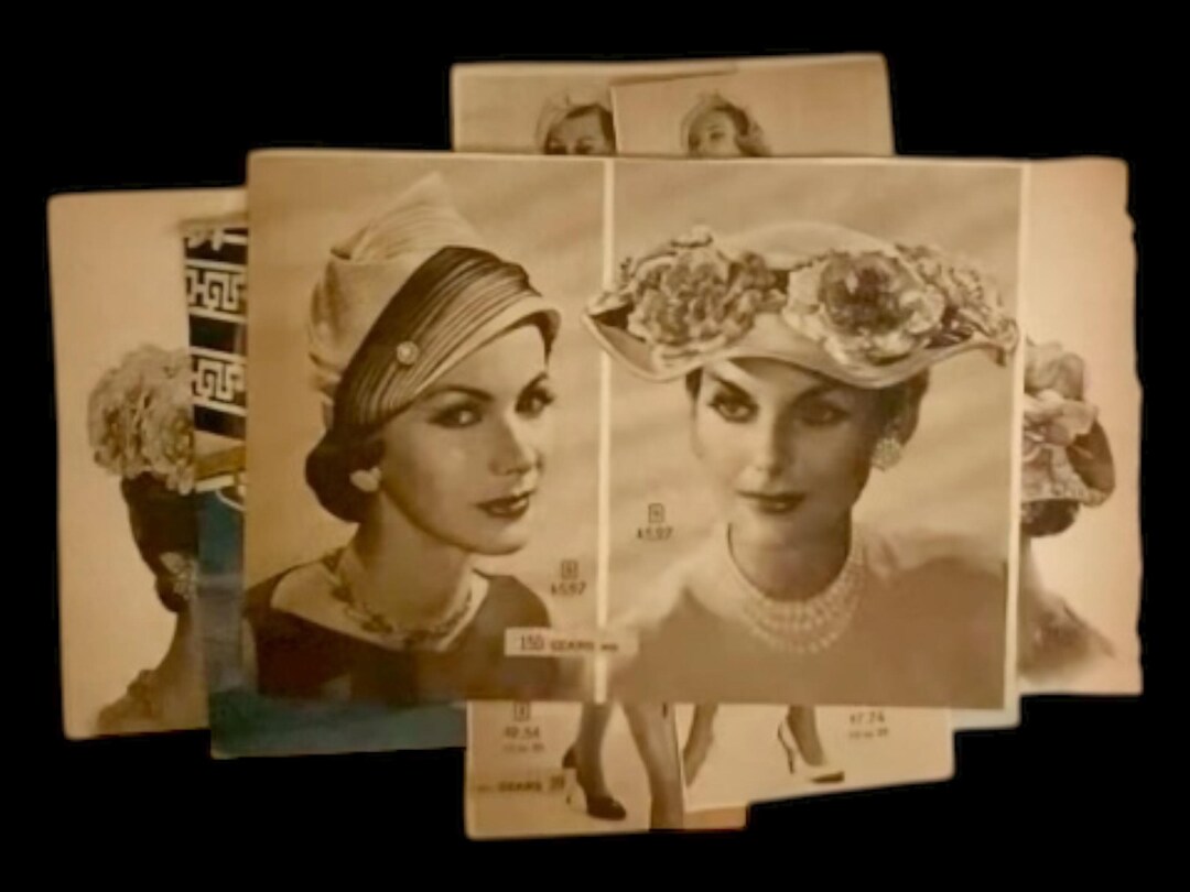 Vintage 1958 Sears Catalog Clips - Junk Journal Supplies | 50 Original ...