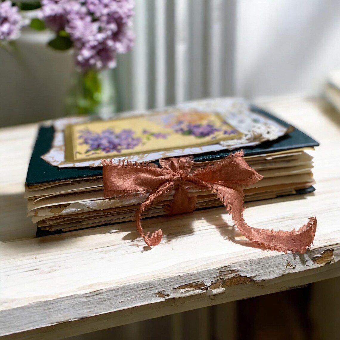 Vintage Envelope Junk Journal Double Signature, Altered Book Cover, Loaded With Pockets ...