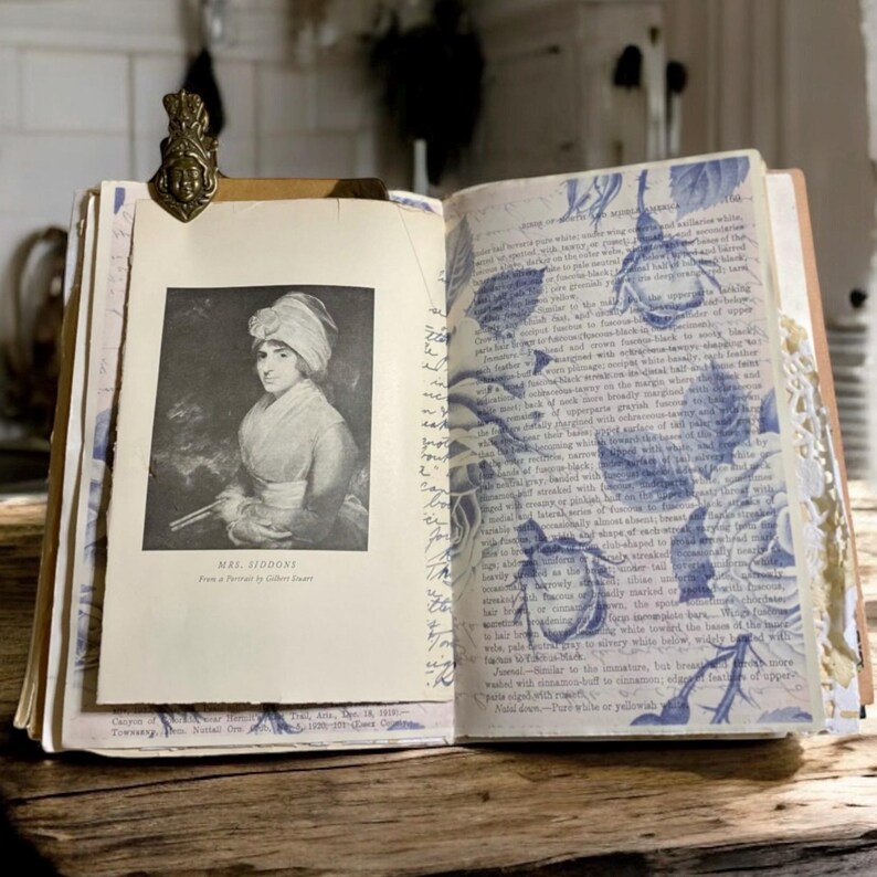 Vintage Envelope Junk Journal Double Signature, Altered Book Cover, Loaded With Pockets ...