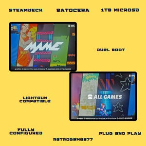 STEAMDECK. 1tb Custom Sdcard Fully Configured With Batocera. Duel Boot and Plug and Play. - Etsy ...