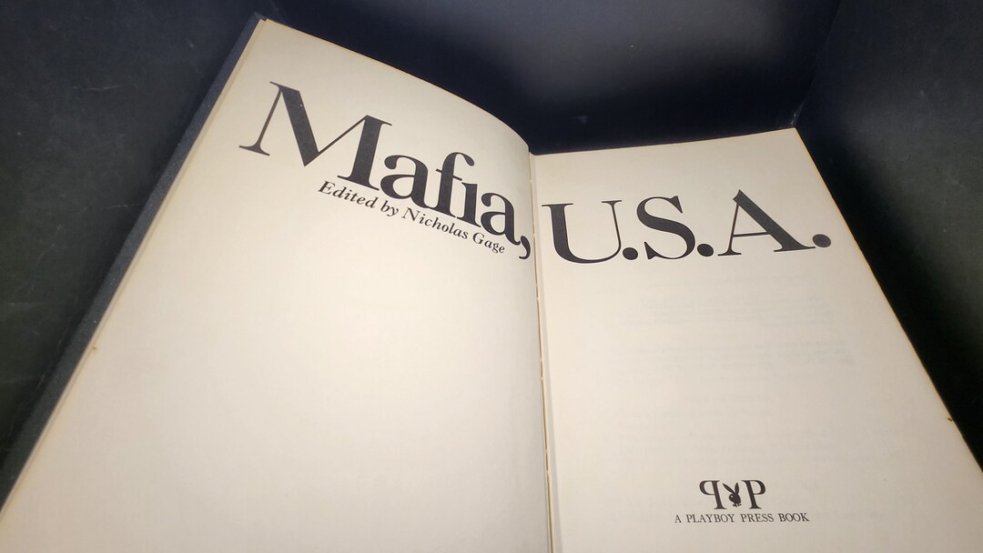 Mafia USA Nicholas Gage - Etsy