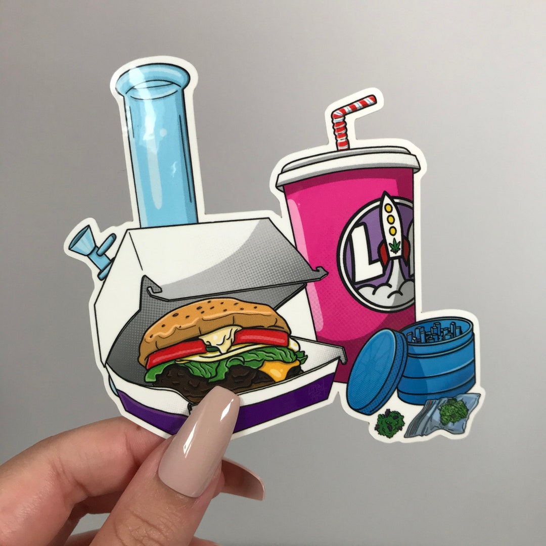 420 Lifted Take Out Sticker - Etsy