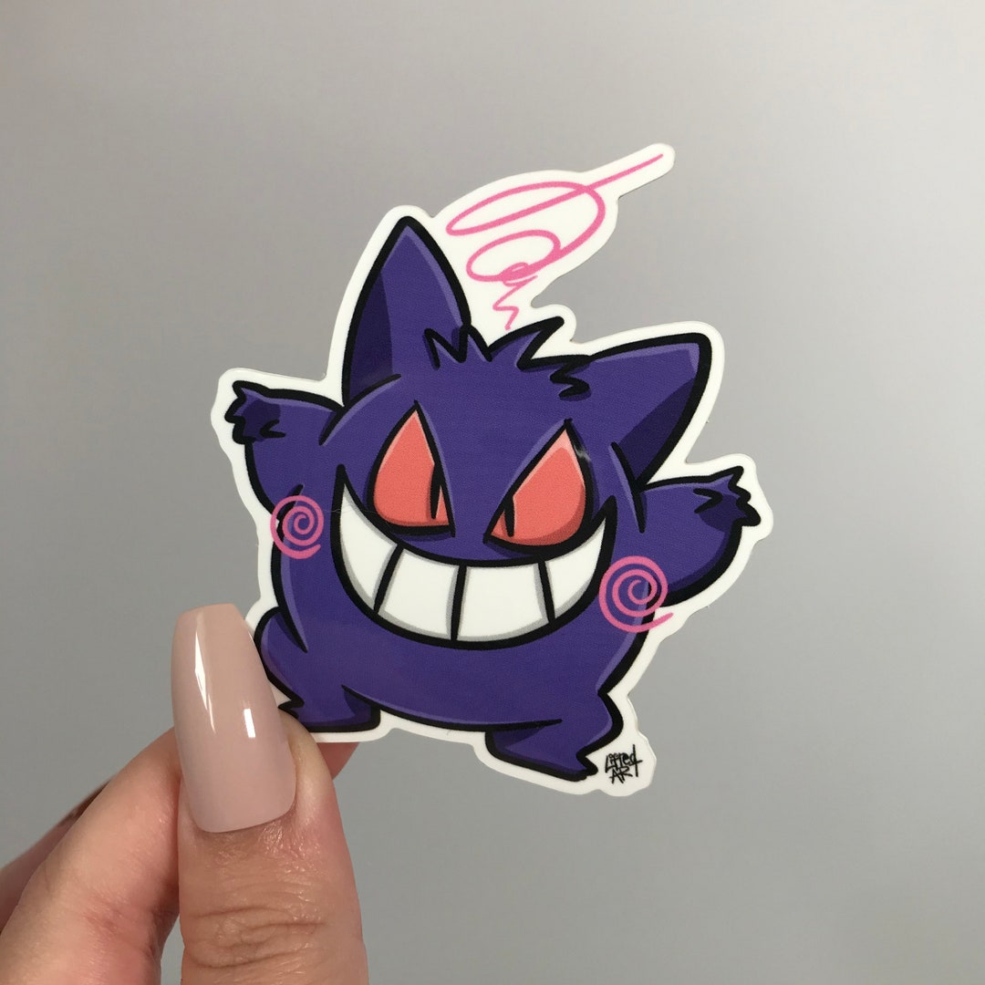 Gengar Sticker - Etsy