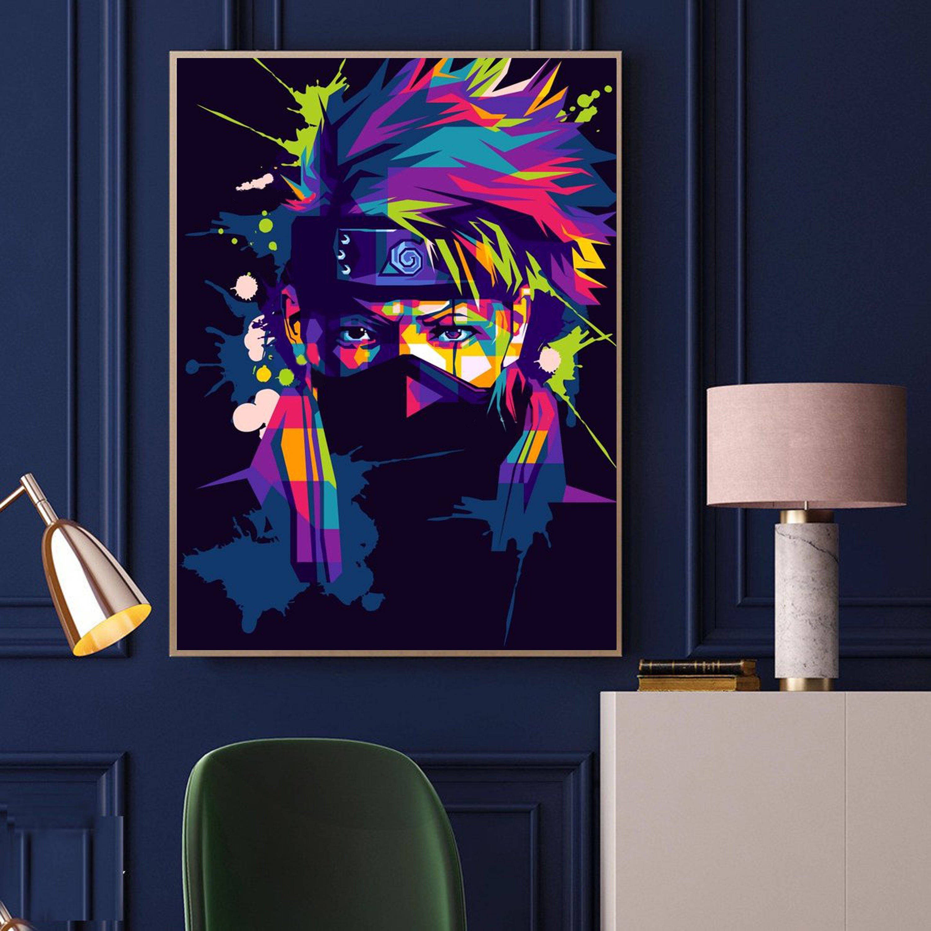 Naruto Shippuden Poster Kakashi Hatake Poster Kakashi | Etsy