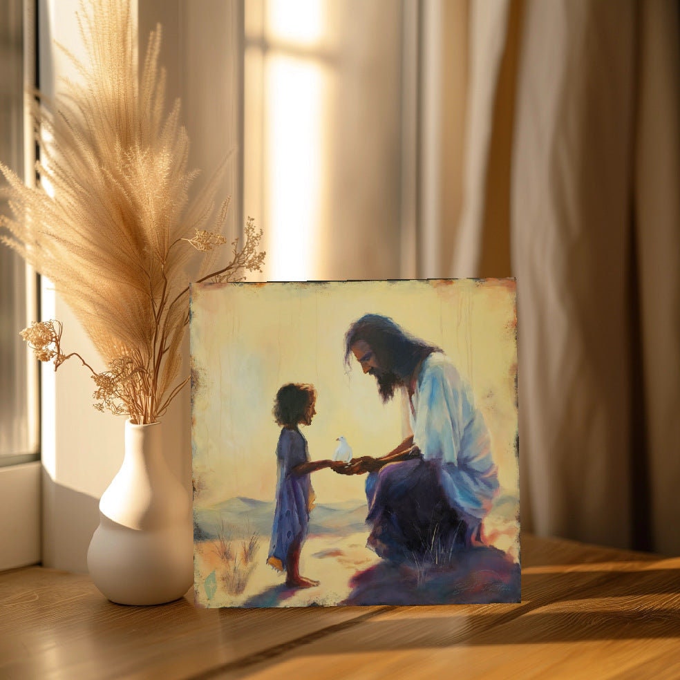 The Holy Spirit Stretched Canvas - Etsy