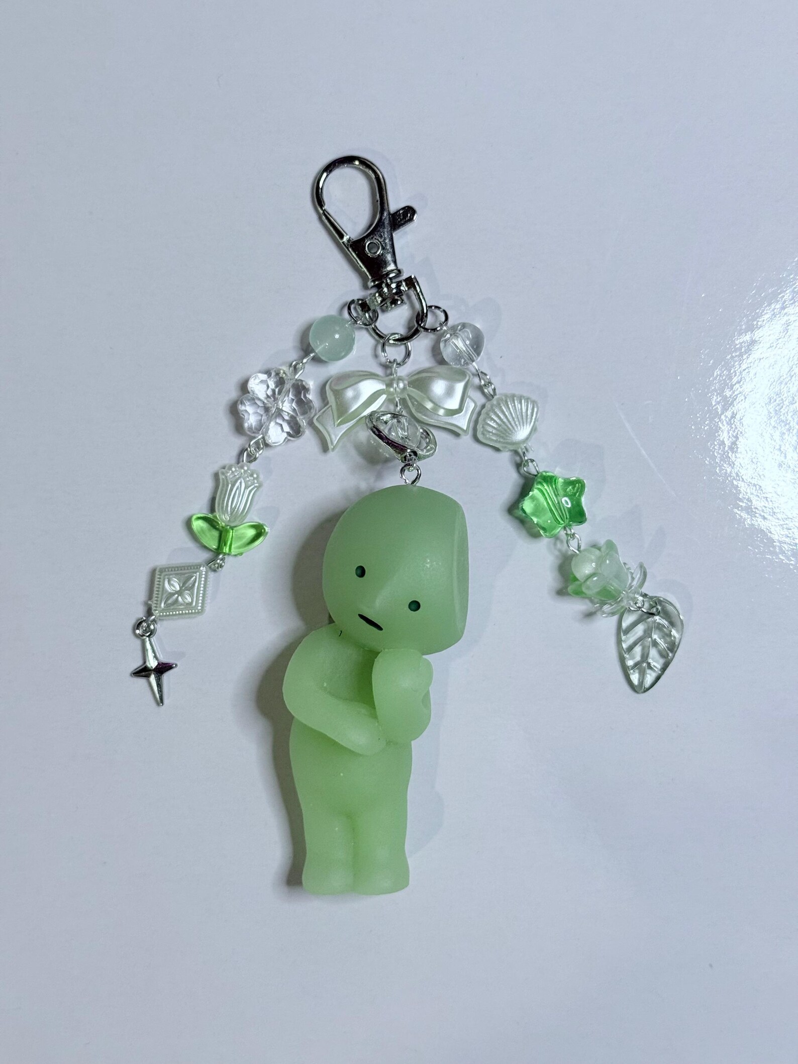 Authentic Handmade Smiski Beaded Keychains - Etsy