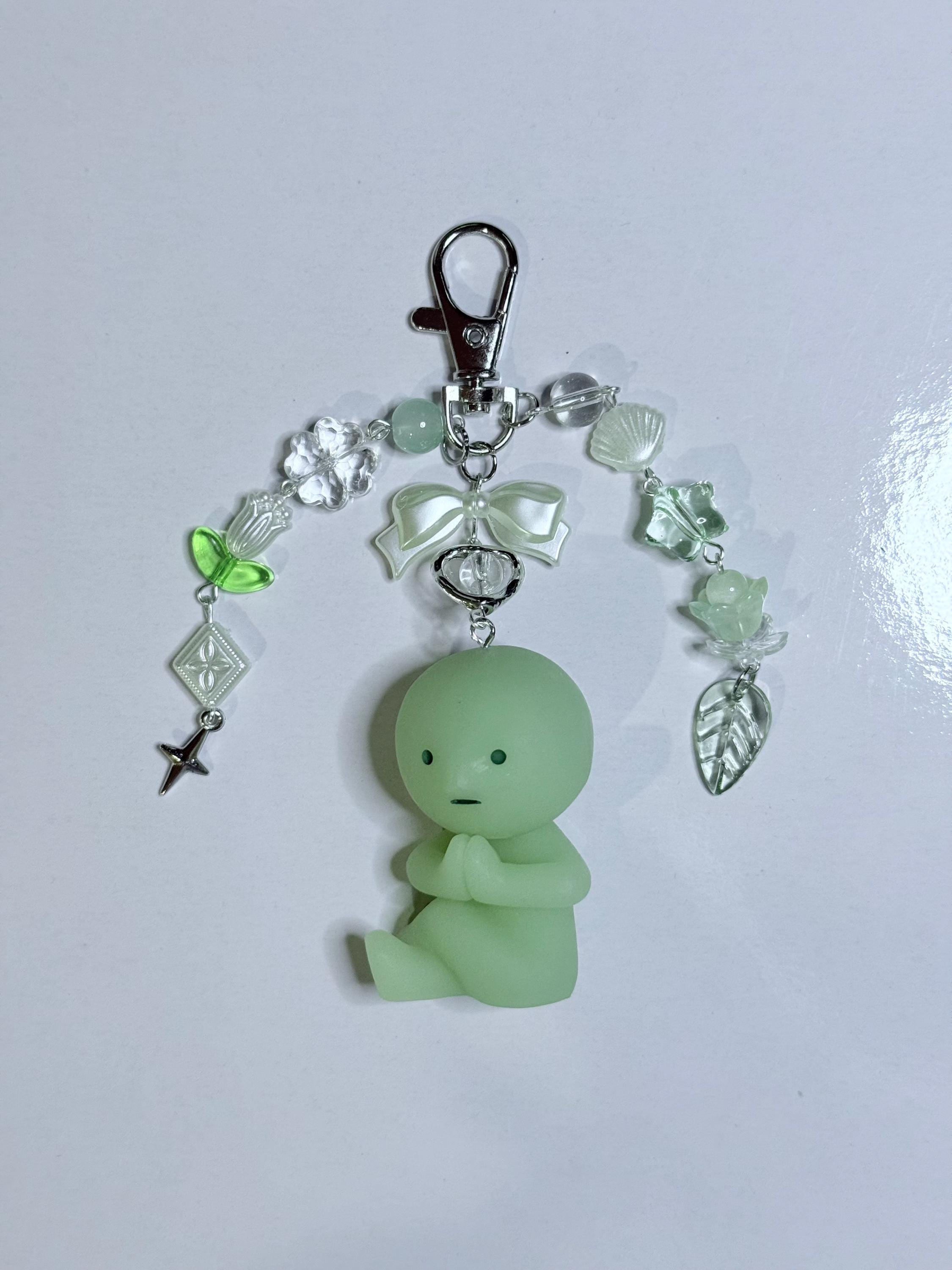 Authentic Handmade Smiski Beaded Keychains - Etsy