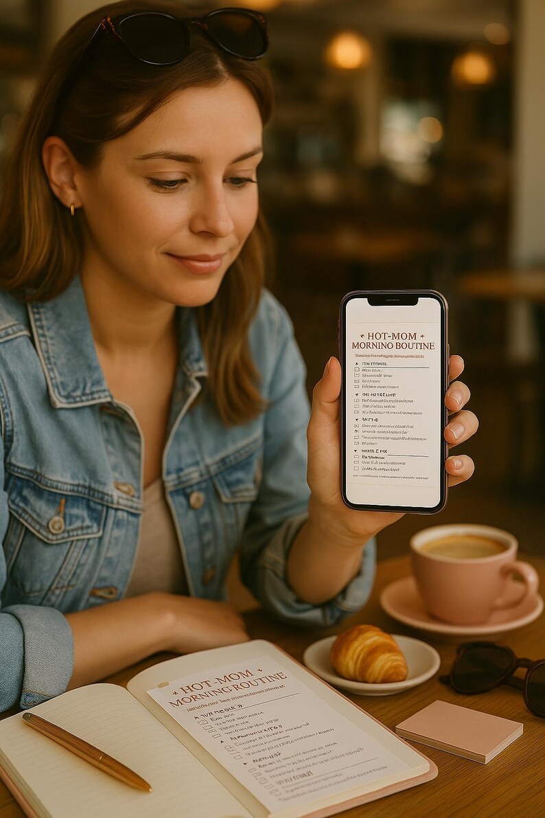 Hot Moms Checklist | Printable Daily Self-care Planner for Moms | Funny ...