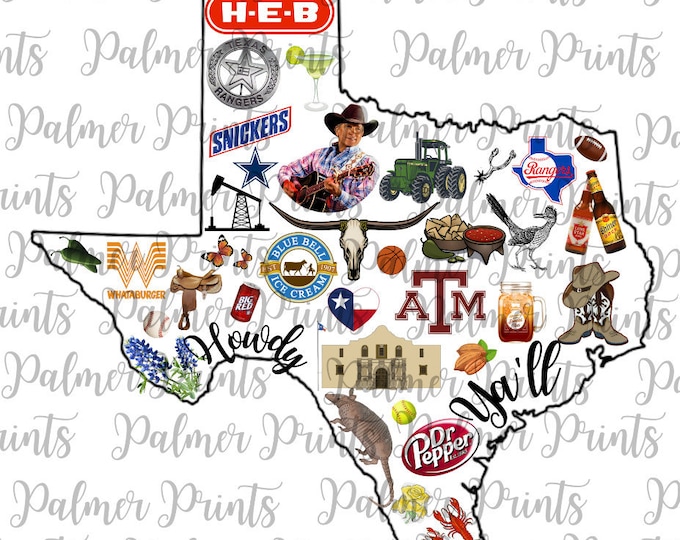 Made in Texas. Texas Shape Sublimation **INSTANT DOWNLOAD** Sublimation ...