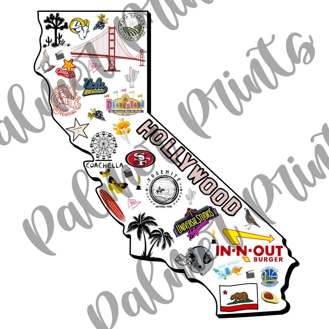 Made in California Digital Download Sublimation Print - Etsy