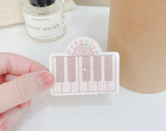 Cute Piano Sticker - Etsy