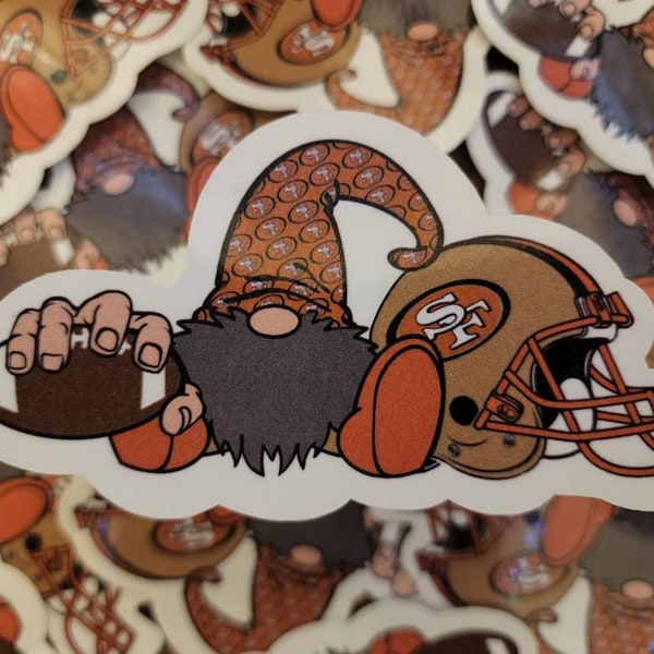 Football Gnome Stickers - Etsy