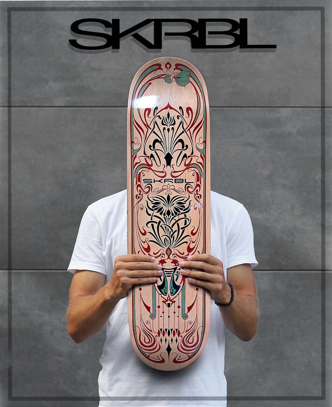 Art Nouveau Custom Skateboard Deck Art SKRBL Skateboards - Etsy