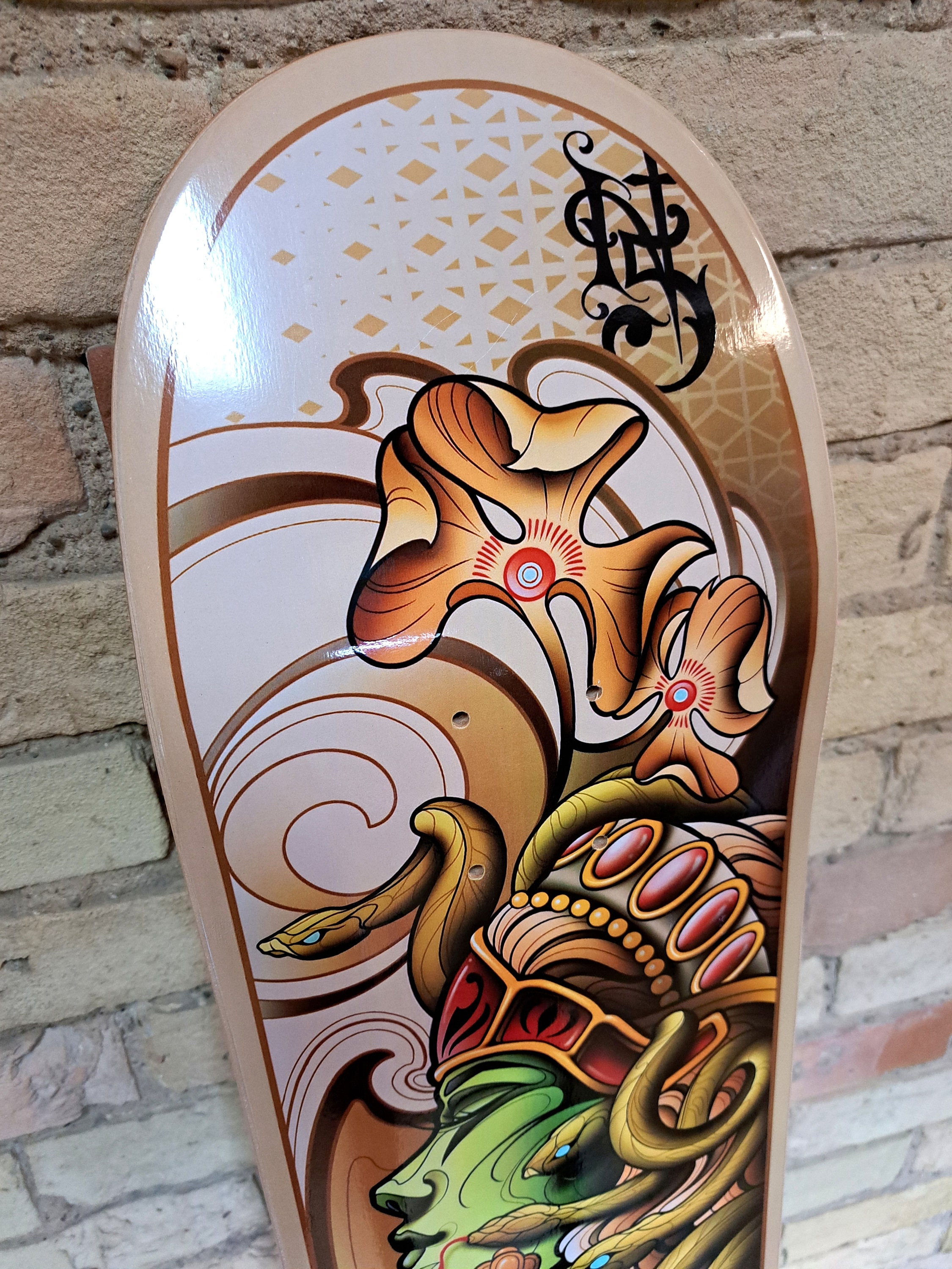 SKRBL Medusa Custom Skateboard Art Deck Design - Etsy