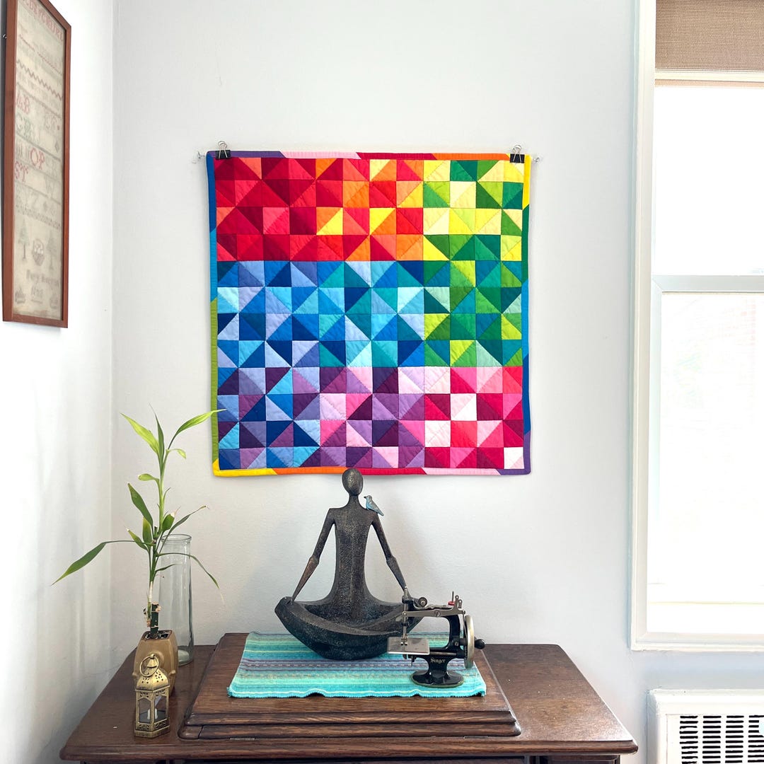 Quilted Wall Hanging 28.5” X 28.5” - Etsy