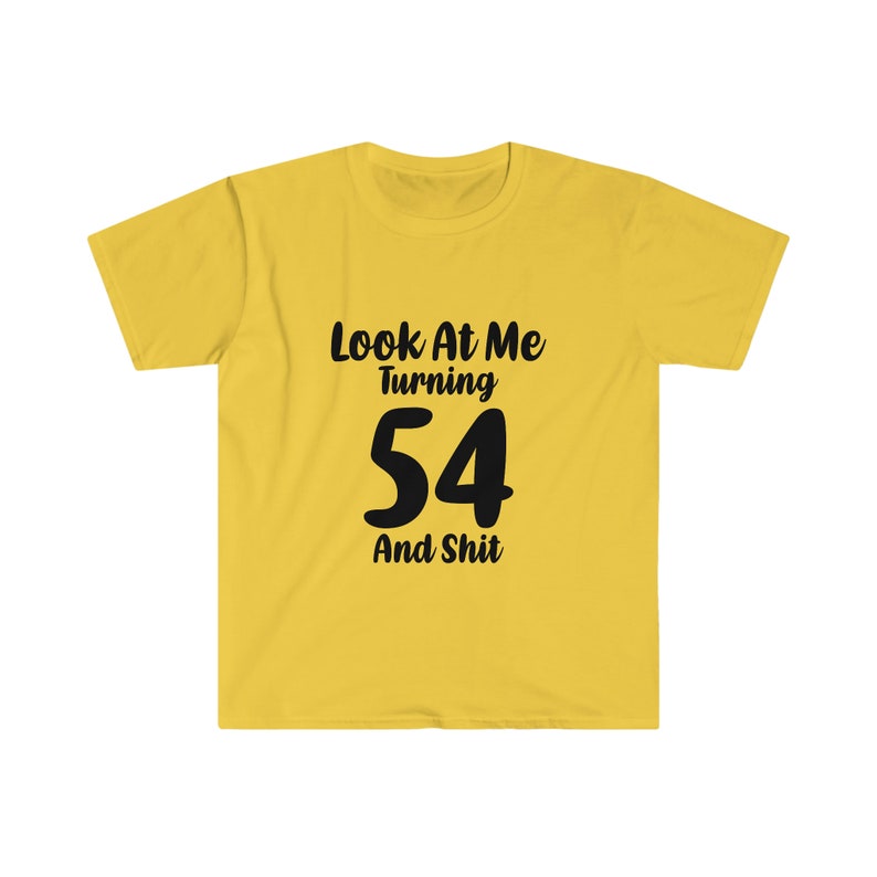 Funny Age 54 Birthday Shirt, 54 Birthday Shirt, Cheers to 54 Years ...