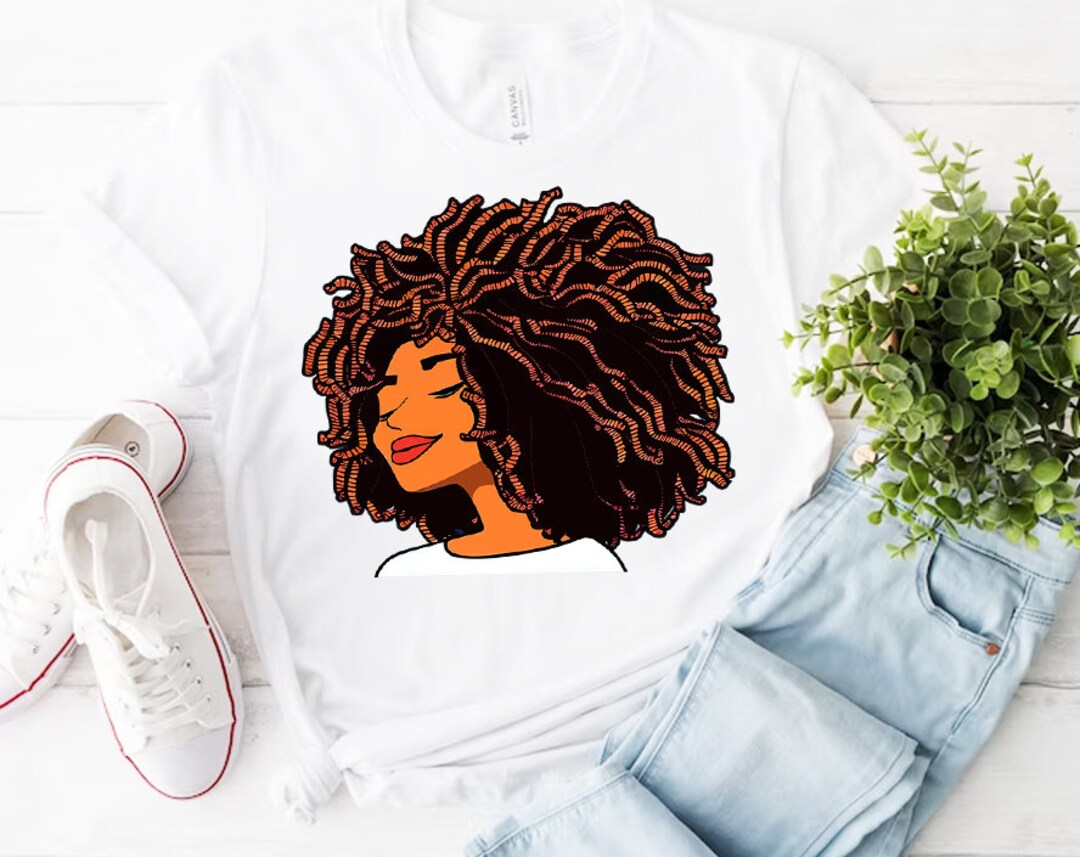 Afro Women T-shirt, I'm Black Women Outfit, Cute Women Gift Shirt ...