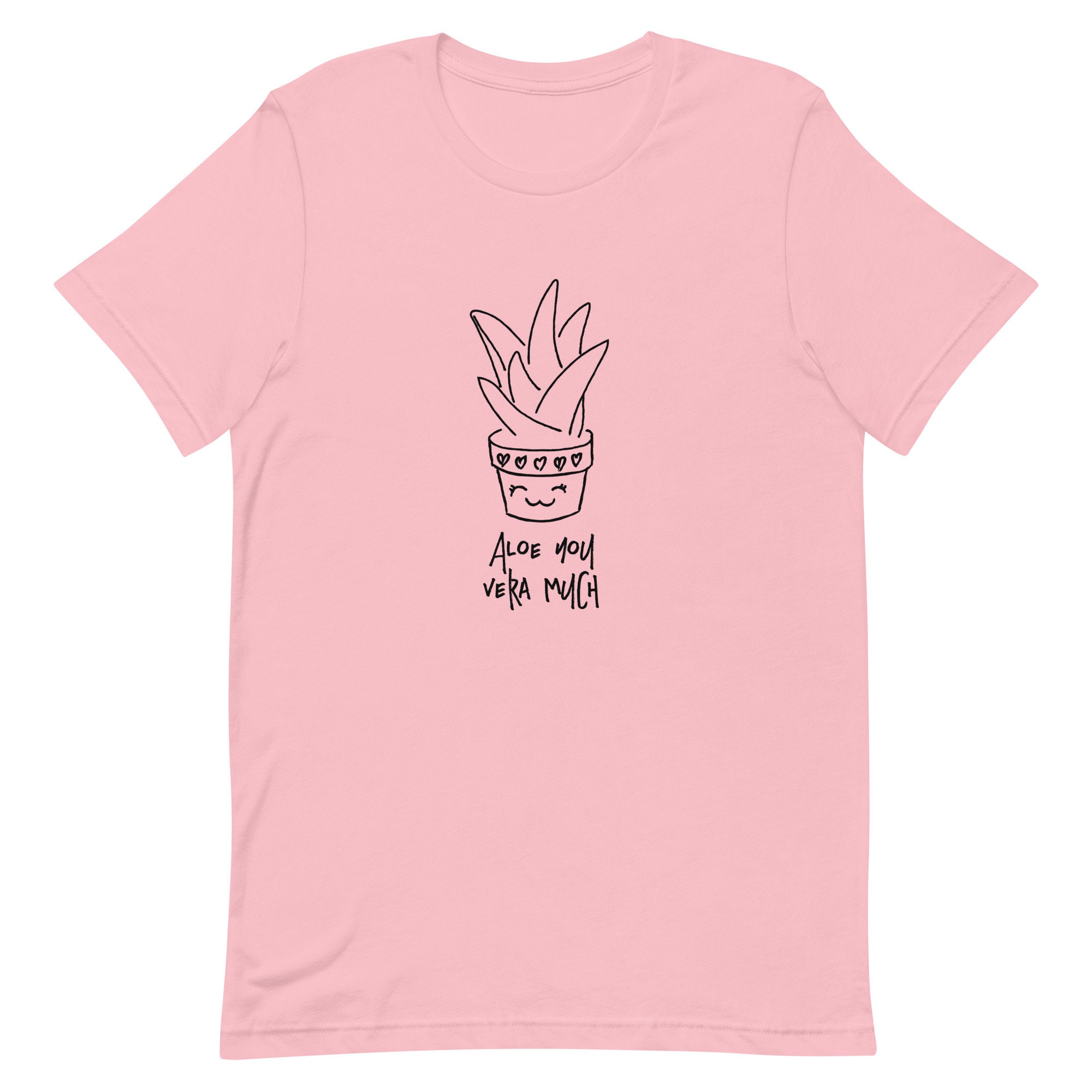 Aloe You Vera Much Tee. Kawaii Anime Aloe Shirt. Plant Lover Shirt ...