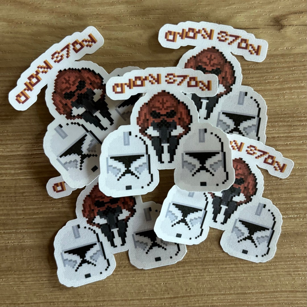 Plo’s Bros Pixel Art Sticker - Etsy