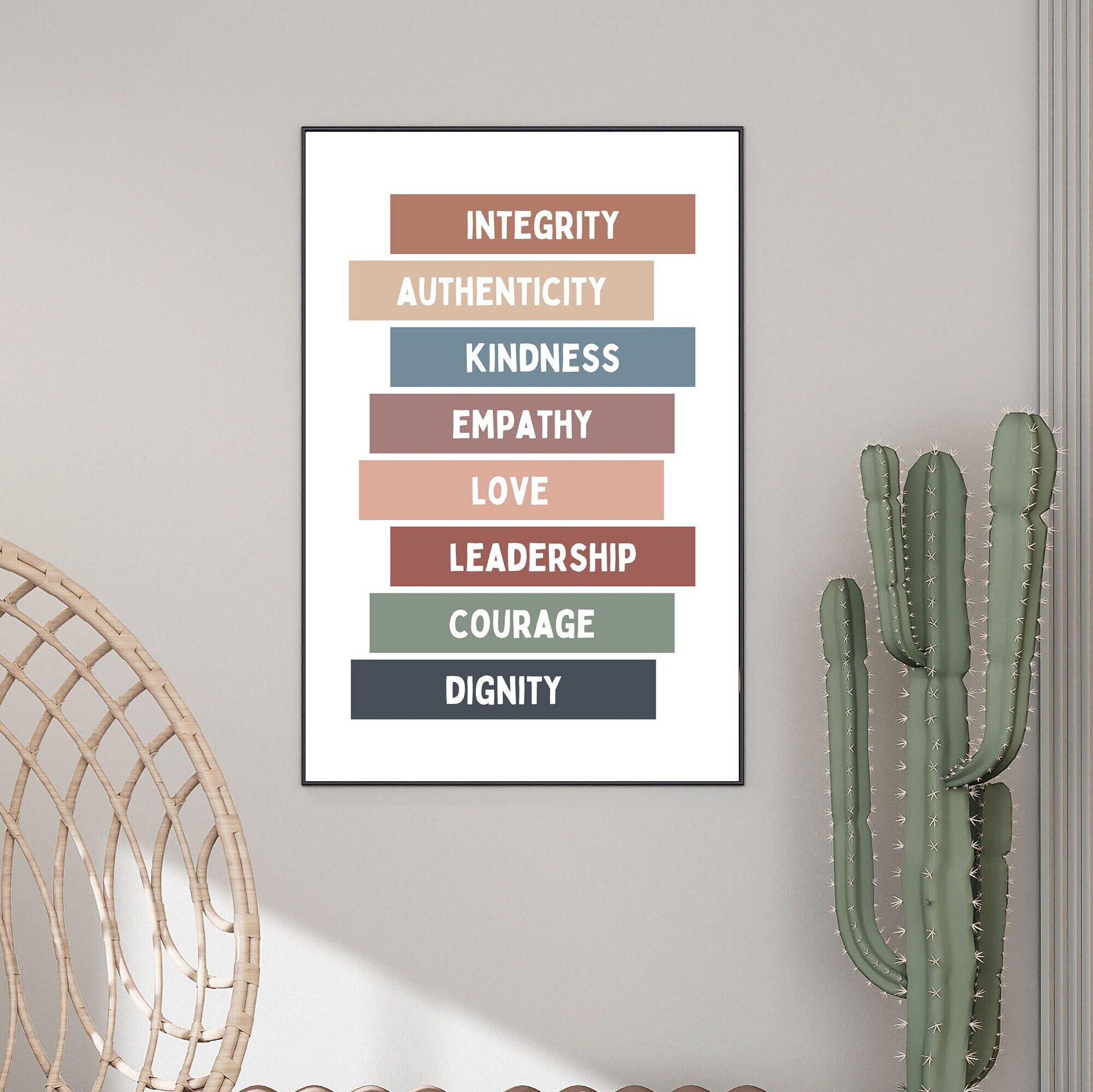 The Courage Of Integrity Poster